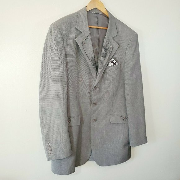 john Raphael | Jackets & Coats | John Raphael 44l Gray Suit Jacket ...
